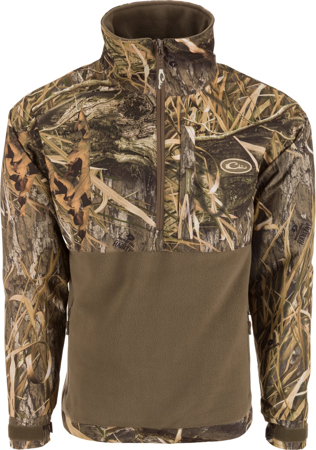 Drake Men's MST Half-Zip Eqwader Bottomland Jacket | Academy