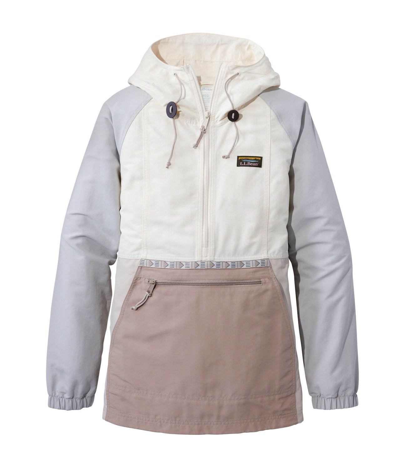 L.L. Bean Women's Mountain Classic Multicolor Anorak Rain Jacket | Academy