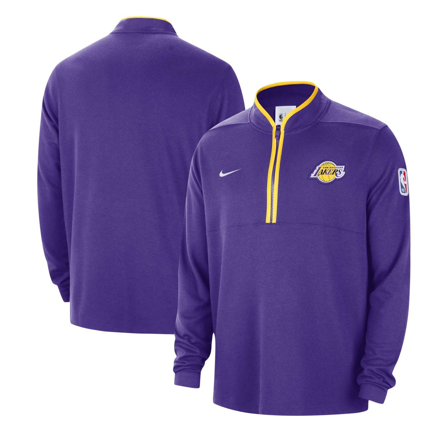Nike Los Angeles Lakers Authentic Performance Half-Zip Jacket | Academy