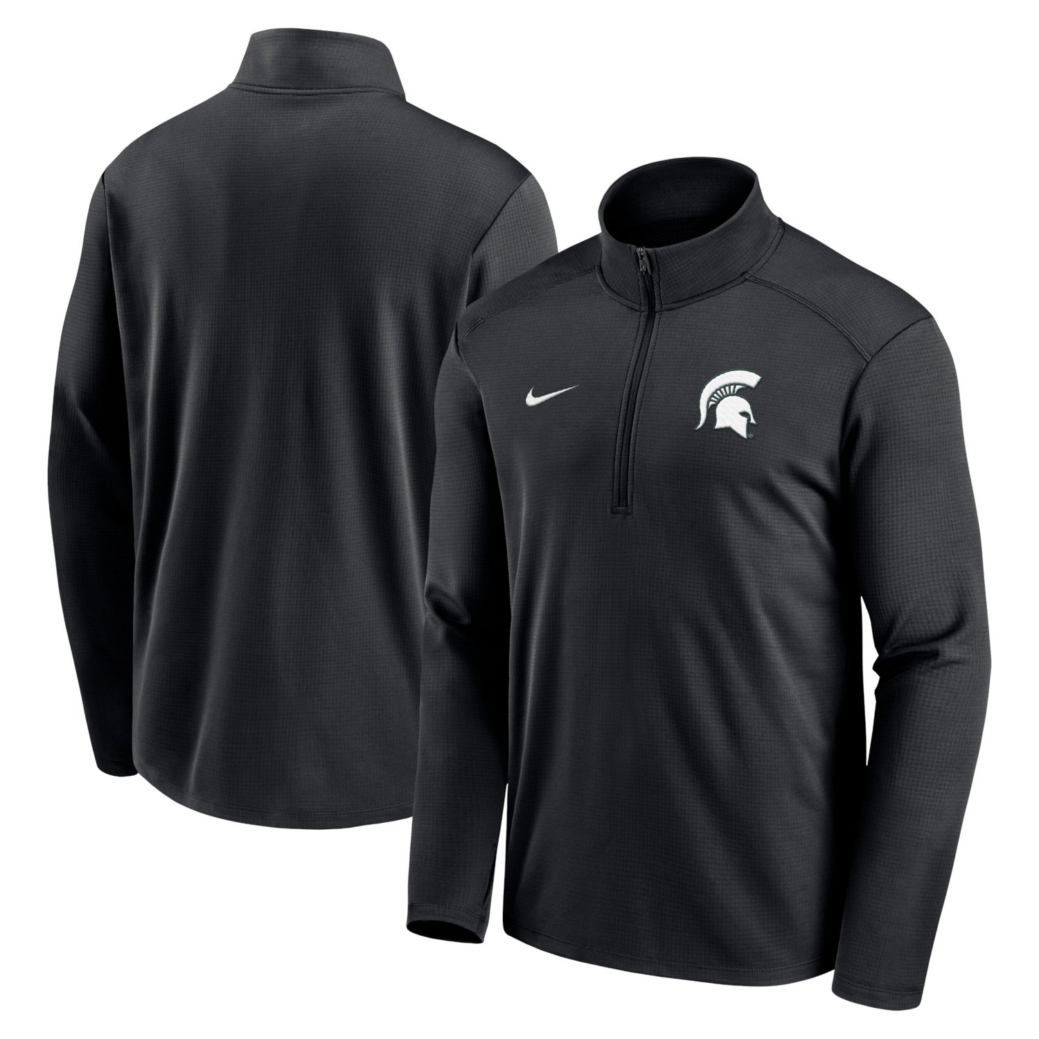 Nike Michigan State Spartans Primetime Pacer Performance Half-Zip Top ...