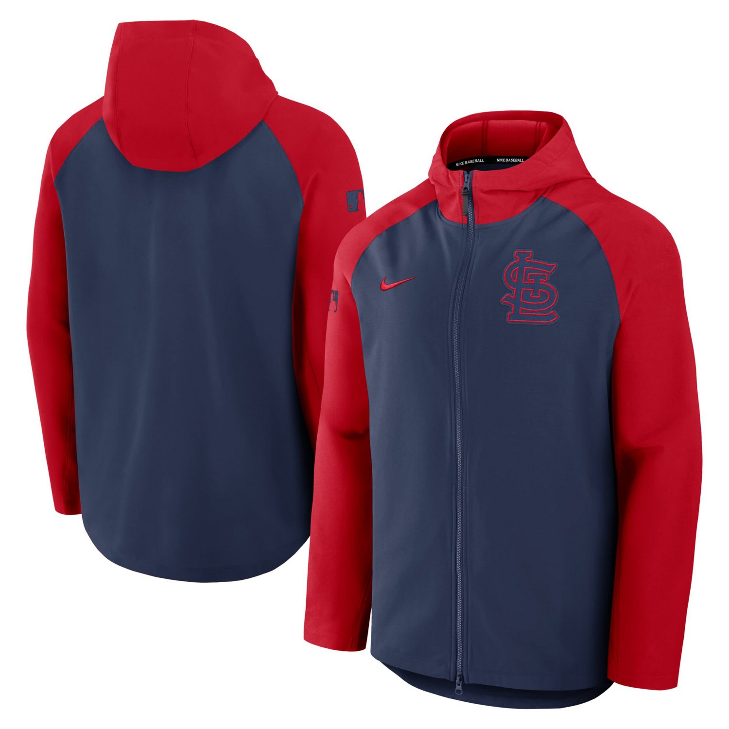 Nike Red St Louis Cardinals Authentic Collection Raglan Performance ...