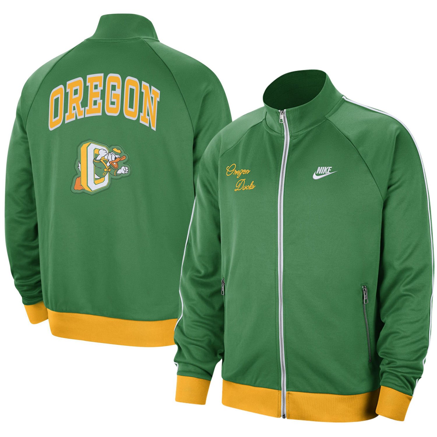 Nike /Yellow Oregon Ducks Special Game Alternate Full-Zip Track Jacket ...