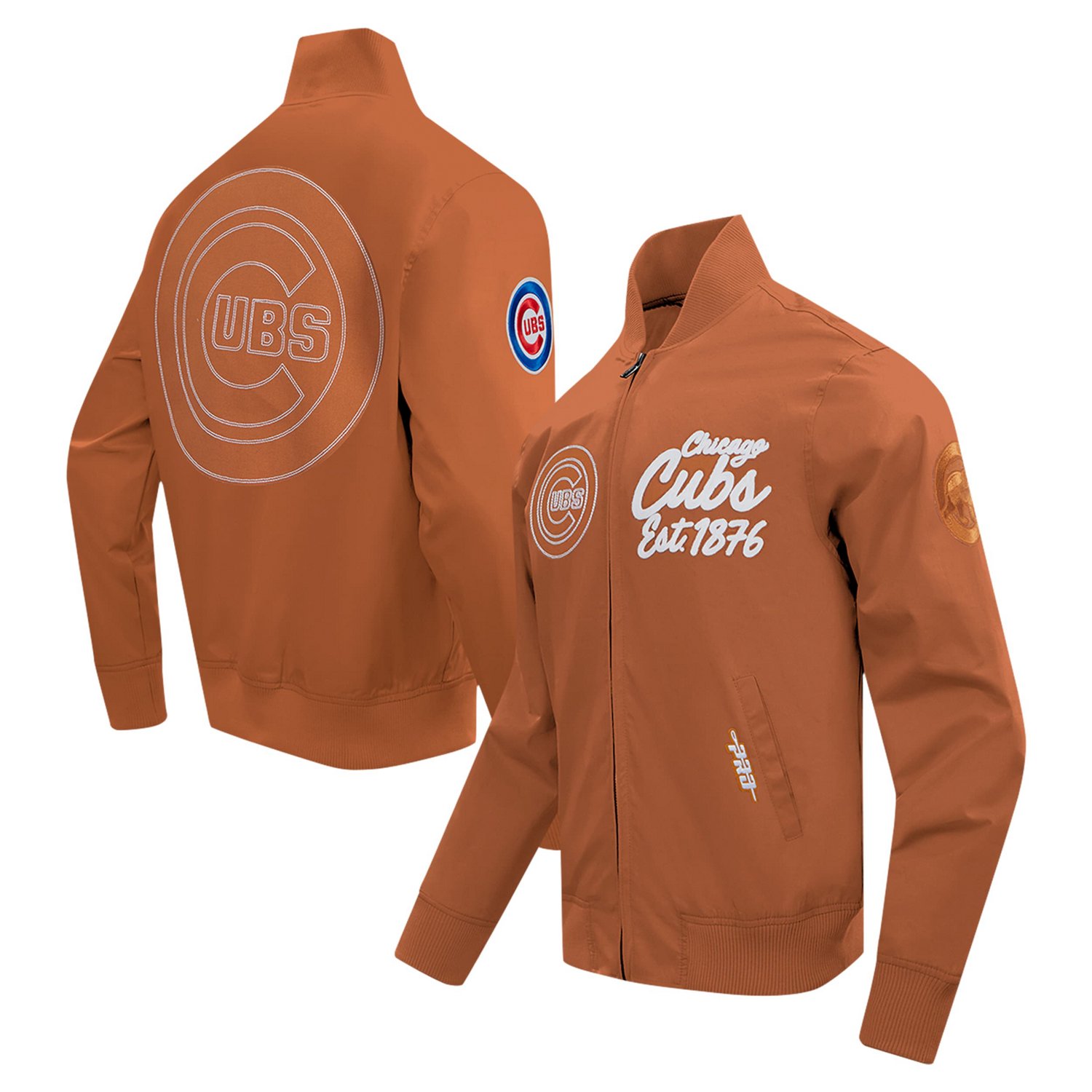 Pro Standard Chicago Cubs Paint The City Twill Full-Zip Jacket | Academy