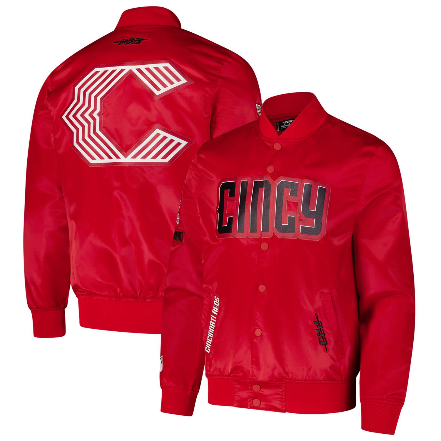 Pro Standard Cincinnati s City Connect Satin Full-Snap Jacket | Academy