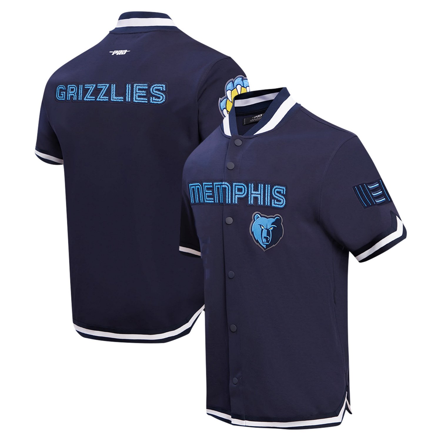Pro Standard Memphis Grizzlies Classic Warm-Up Full-Snap Jacket | Academy