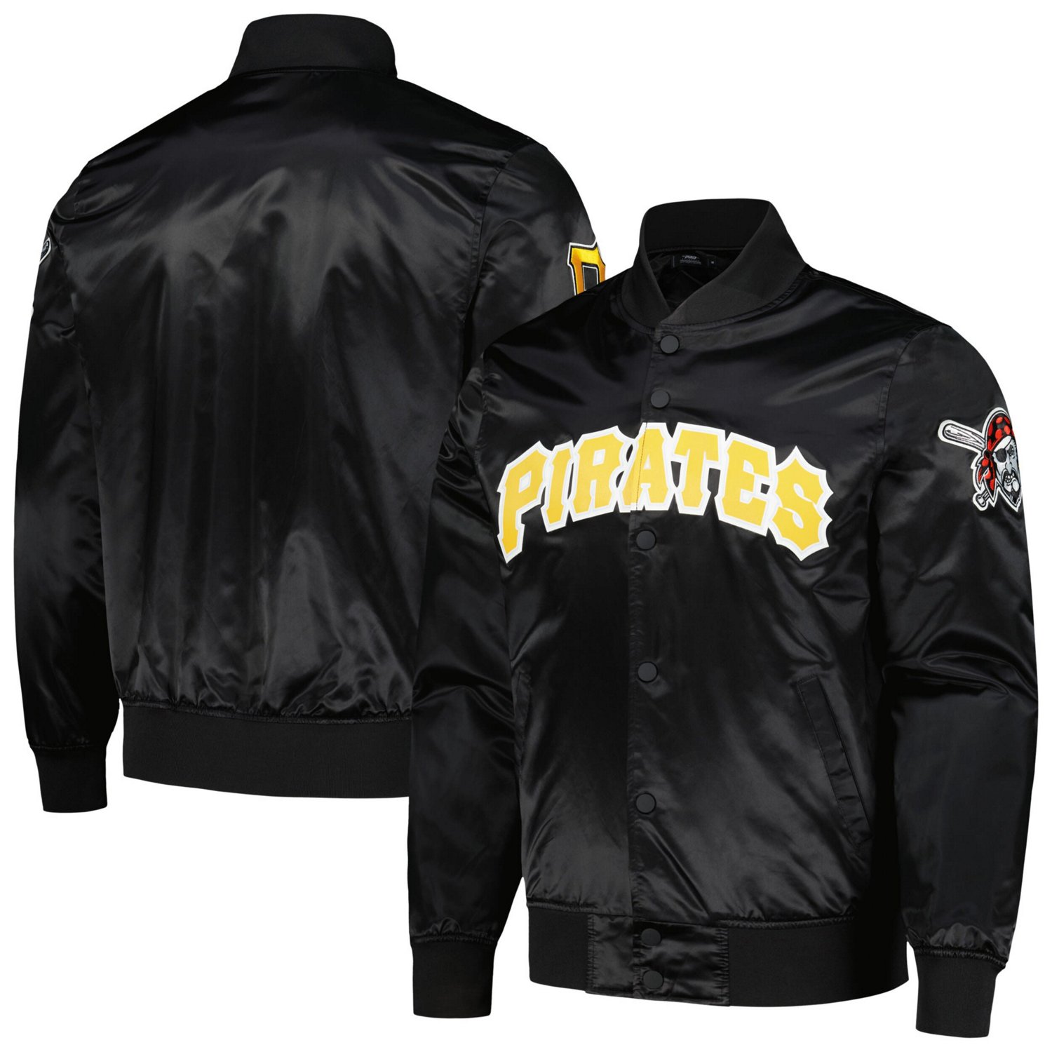 Pro Standard Pittsburgh Pirates Wordmark Satin Full-Snap Jacket | Academy
