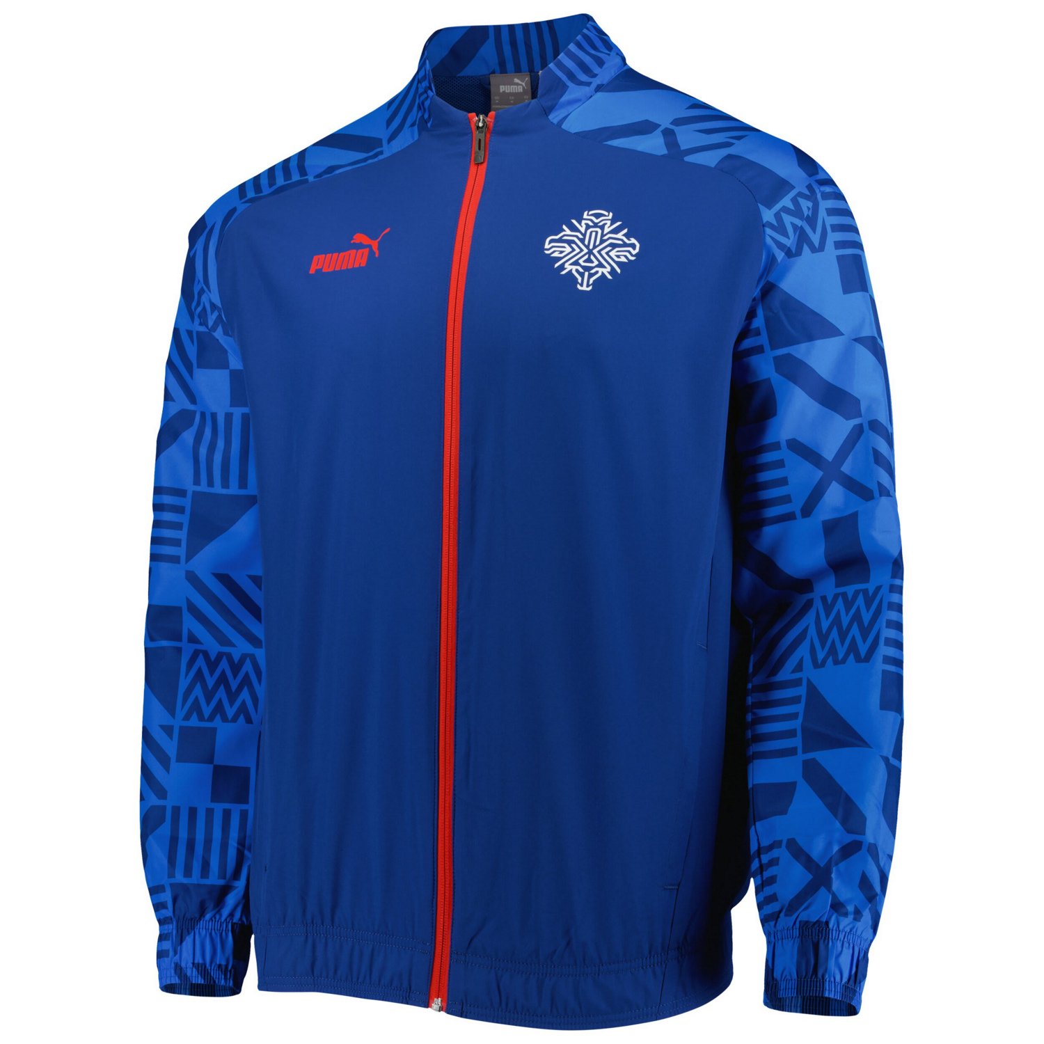 Puma Light Iceland National Team Pre-Match Raglan Full-Zip Training ...