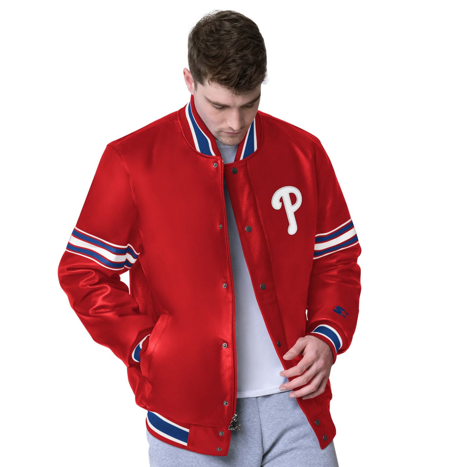 Starter Philadelphia Phillies Leather Jacket | Academy
