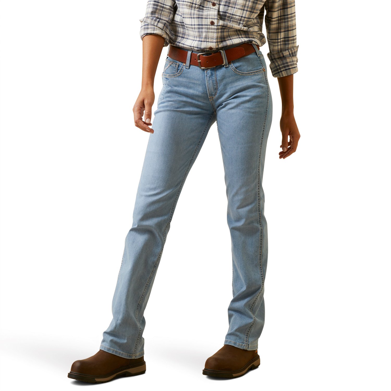 Ariat Women's Plus Rebar Riveter Straight Jeans | Academy
