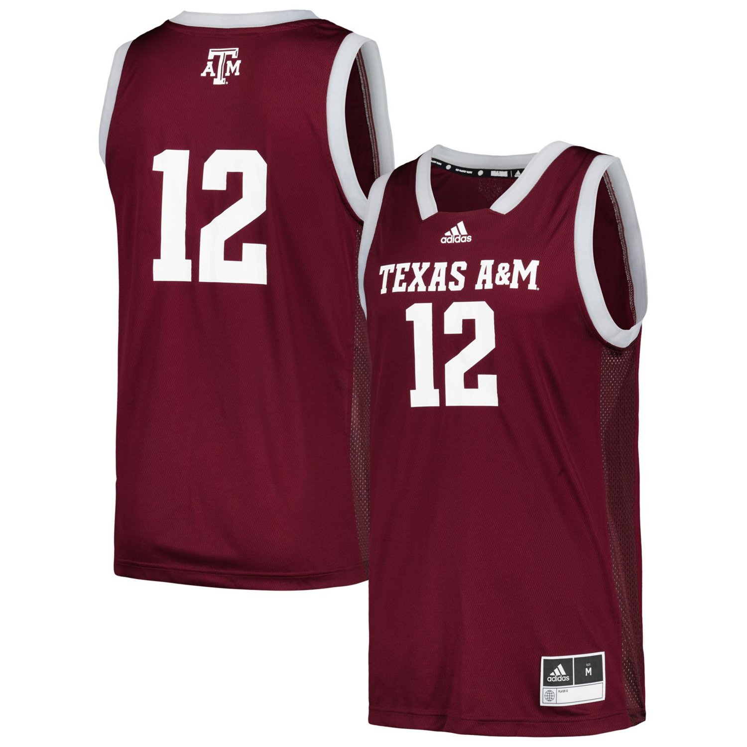 adidas 12 Texas AM Aggies Team Swingman Jersey | Academy