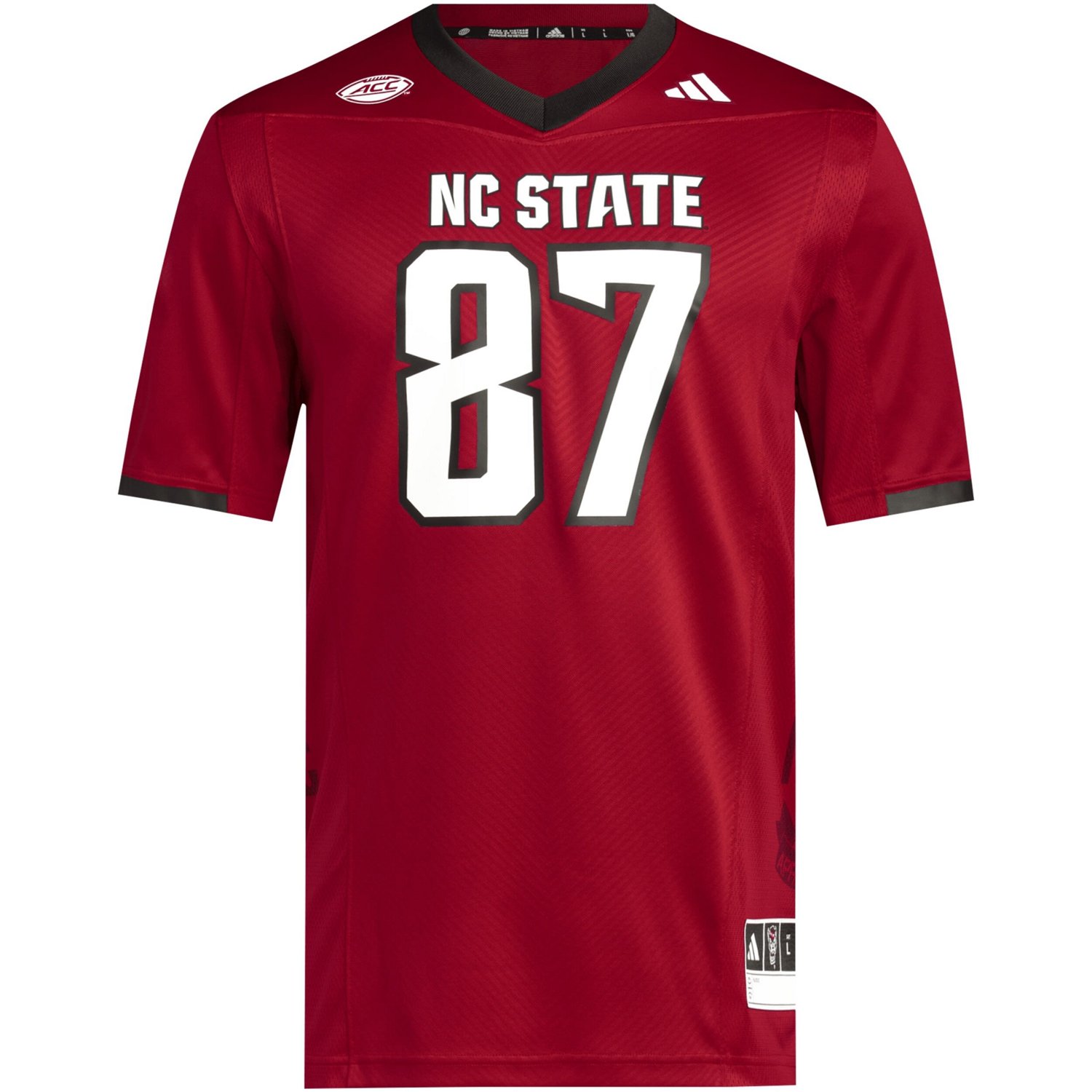 adidas 87 NC State Wolfpack Premier Jersey | Academy
