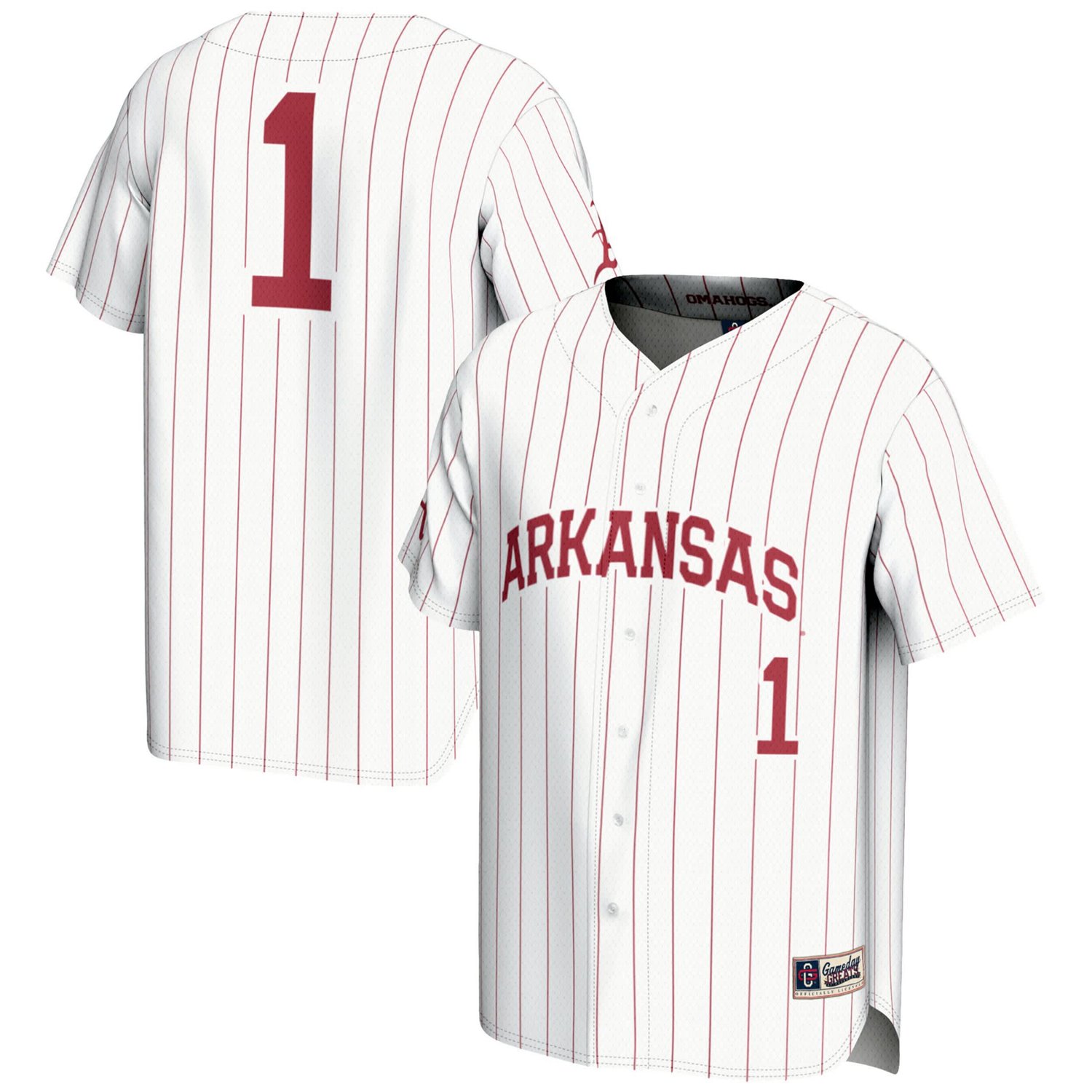 GameDay Greats 1 Arkansas Razorbacks Lightweight Baseball Jersey | Academy