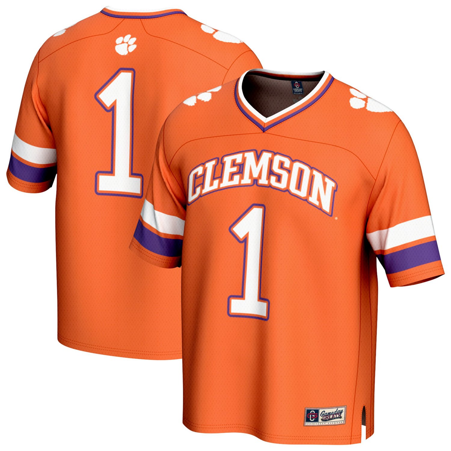 GameDay Greats 1 Clemson Tigers Lightweight Collegiate Football Fashion ...