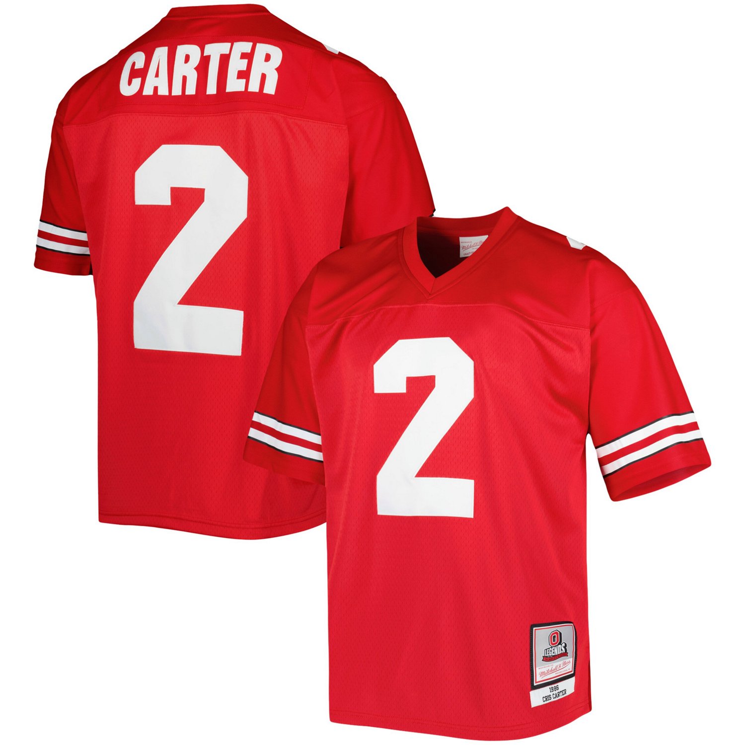 Mitchell Ness Cris Carter Ohio State Buckeyes Authentic Jersey | Academy