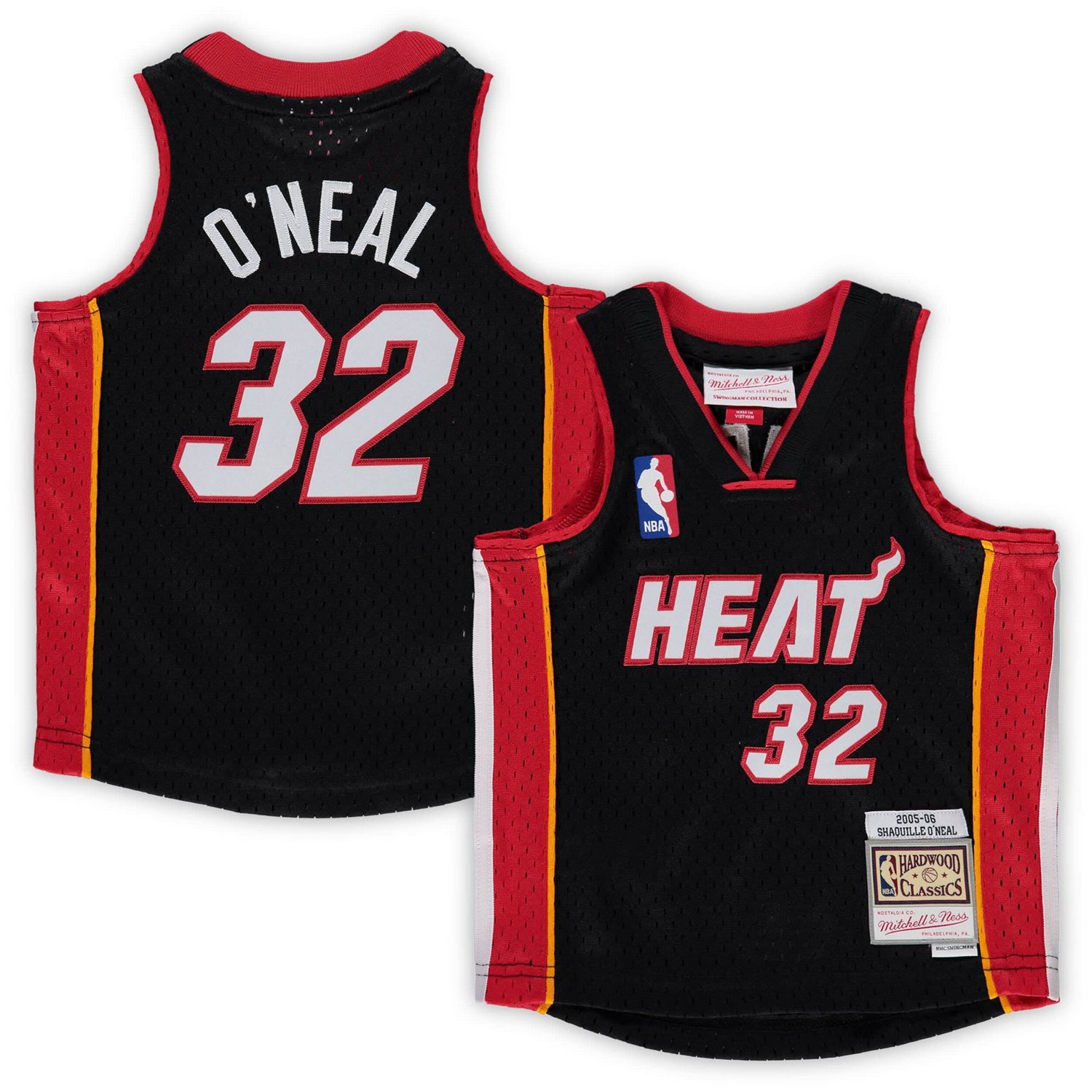 Mitchell Ness Shaquille O'Neal Miami Heat 2005/06 Hardwood Classics ...