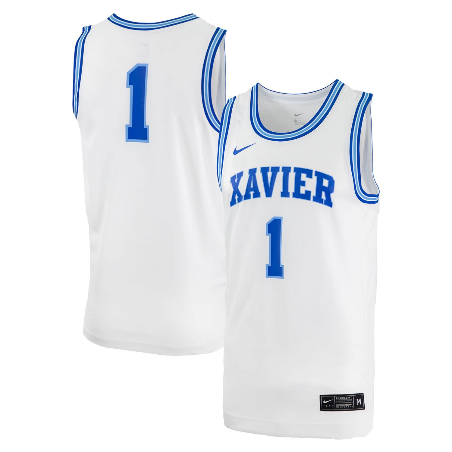 Nike 0 Xavier Musketeers Replica Basketball Jersey | Academy