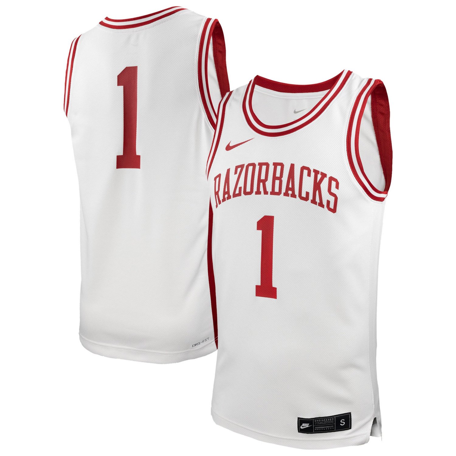 Nike 1 Arkansas Razorbacks Replica Basketball Jersey | Academy