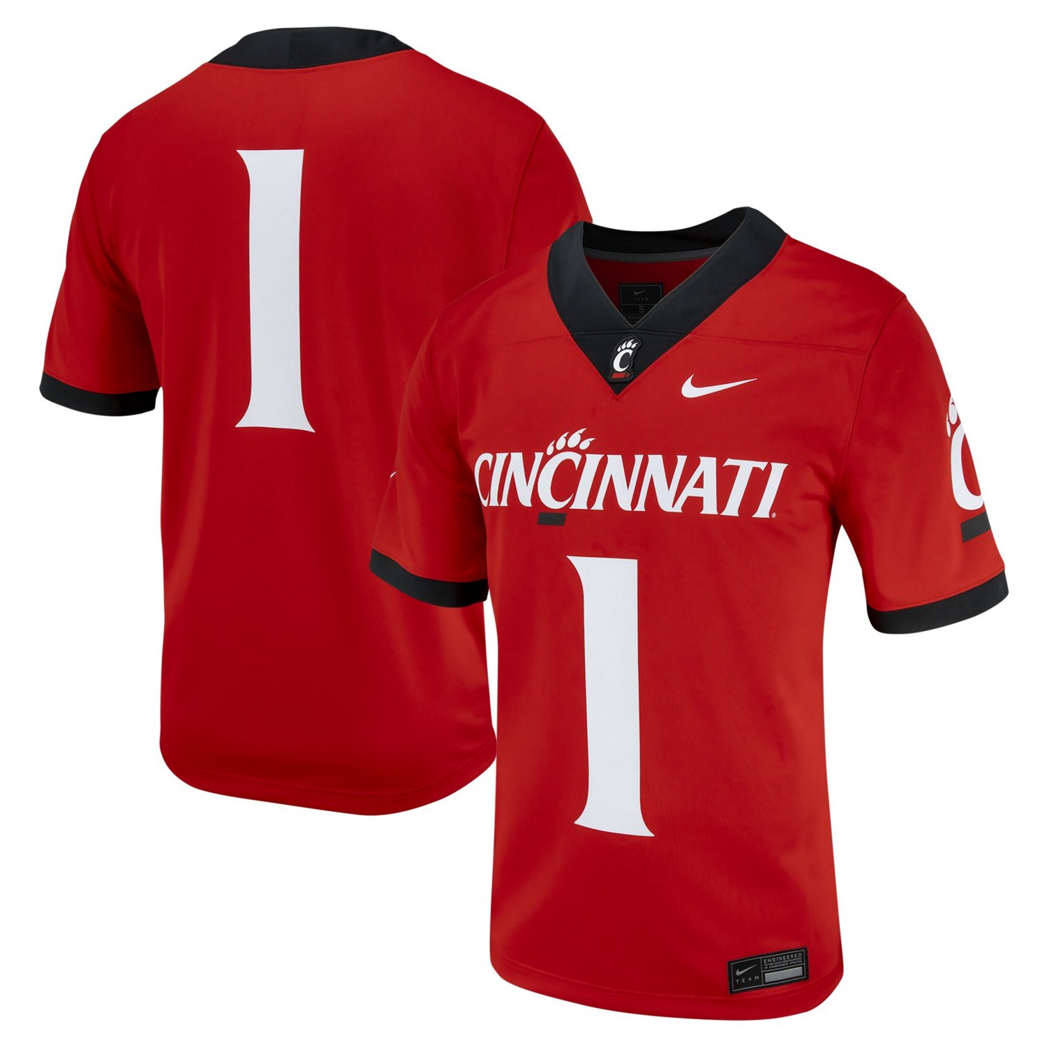 Nike 1 Cincinnati Bearcats Untouchable Football Jersey | Academy