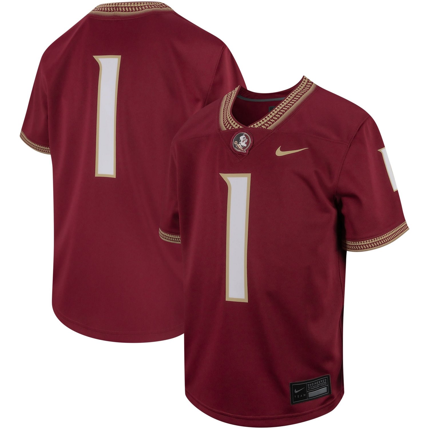 Nike 1 Florida State Seminoles Untouchable Football Jersey | Academy