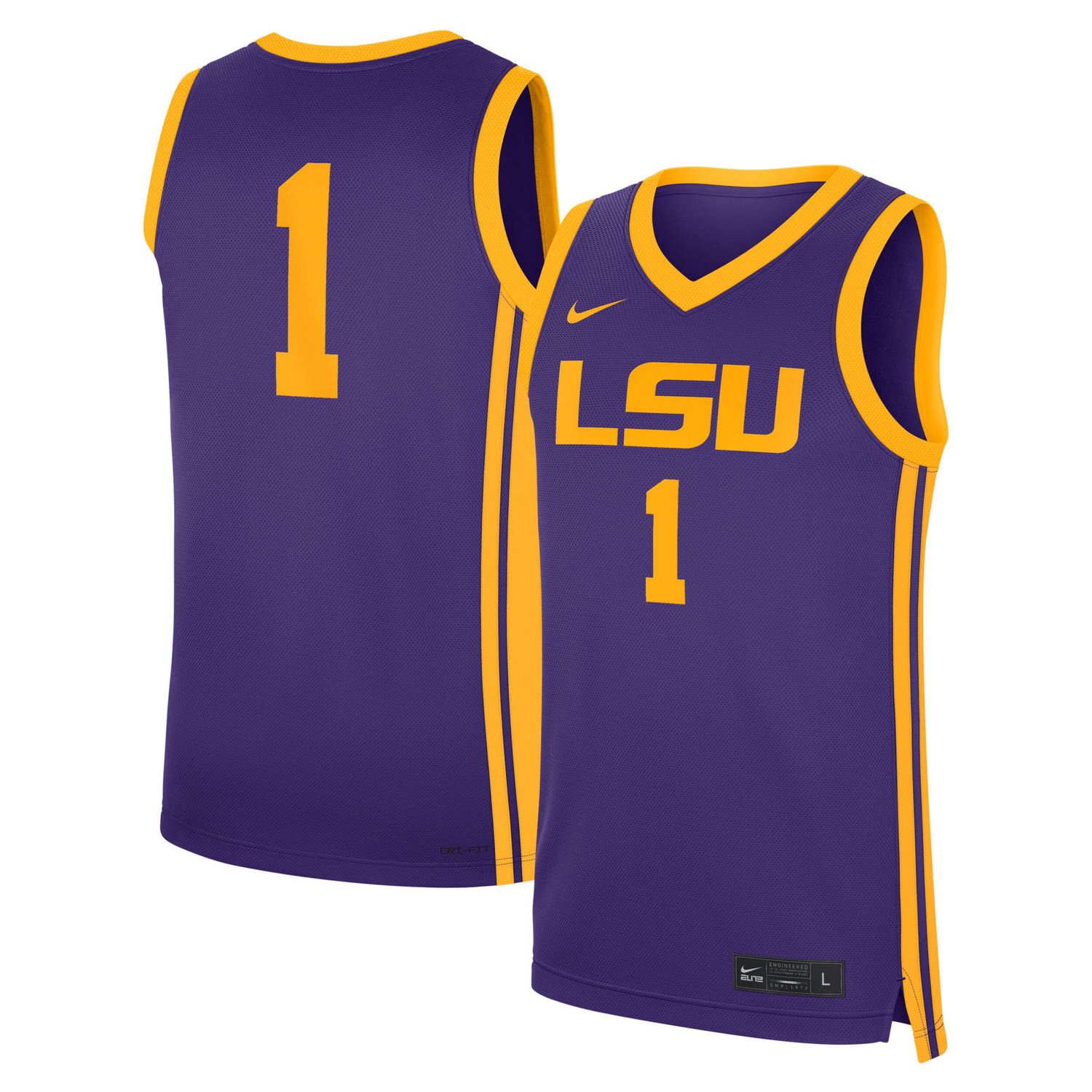 Nike 1 LSU Tigers Road Replica Jersey | Free Shipping at Academy