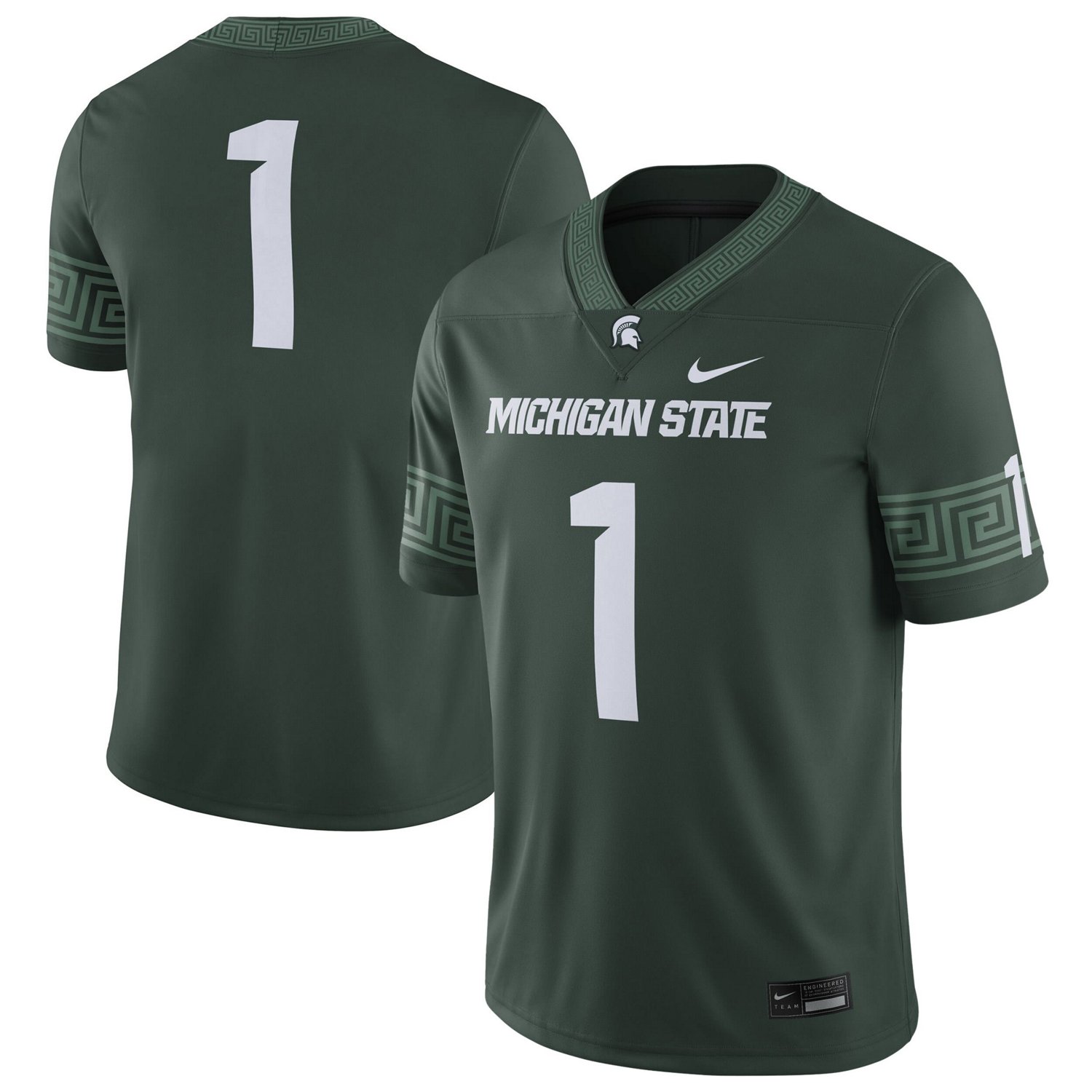 Nike 1 Michigan State Spartans Football Game Jersey | Academy