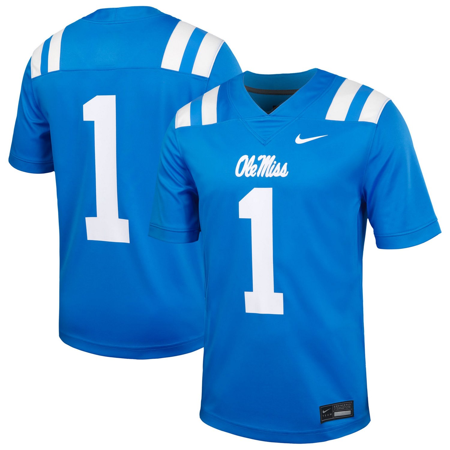 Nike 1 Powder Ole Miss Rebels Untouchable Football Jersey | Academy