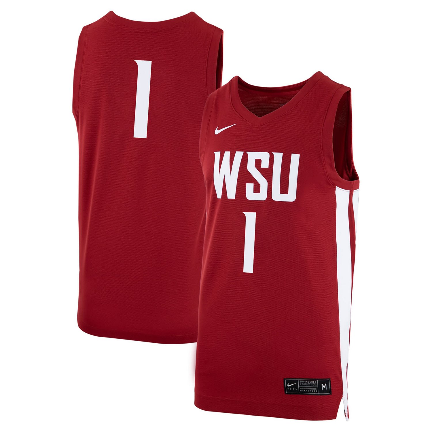 Nike 1 Washington State Cougars Logo Replica Basketball Jersey | Academy