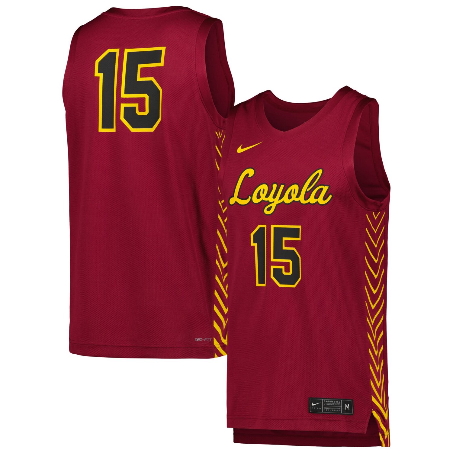 Nike 15 Loyola Chicago Ramblers Replica Basketball Jersey | Academy