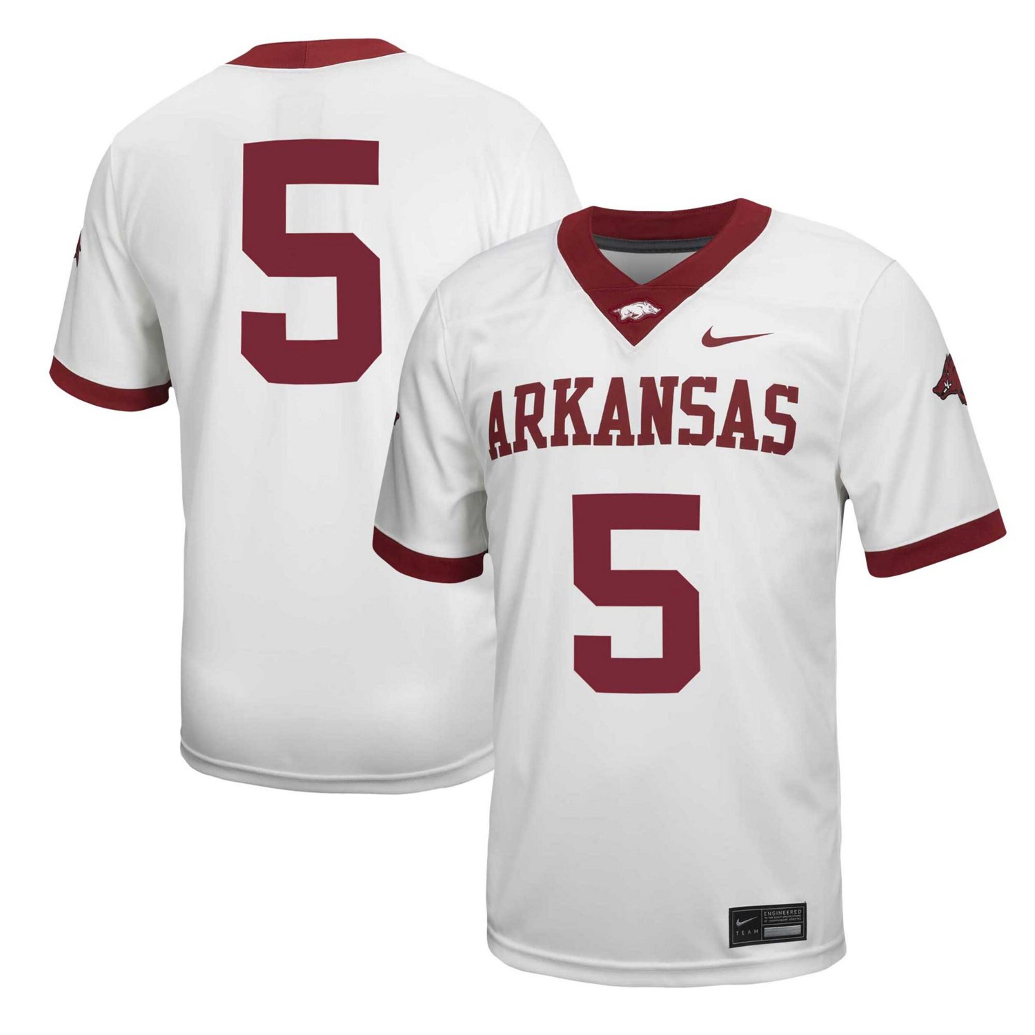 Nike 5 Arkansas Razorbacks Untouchable Football Jersey | Academy