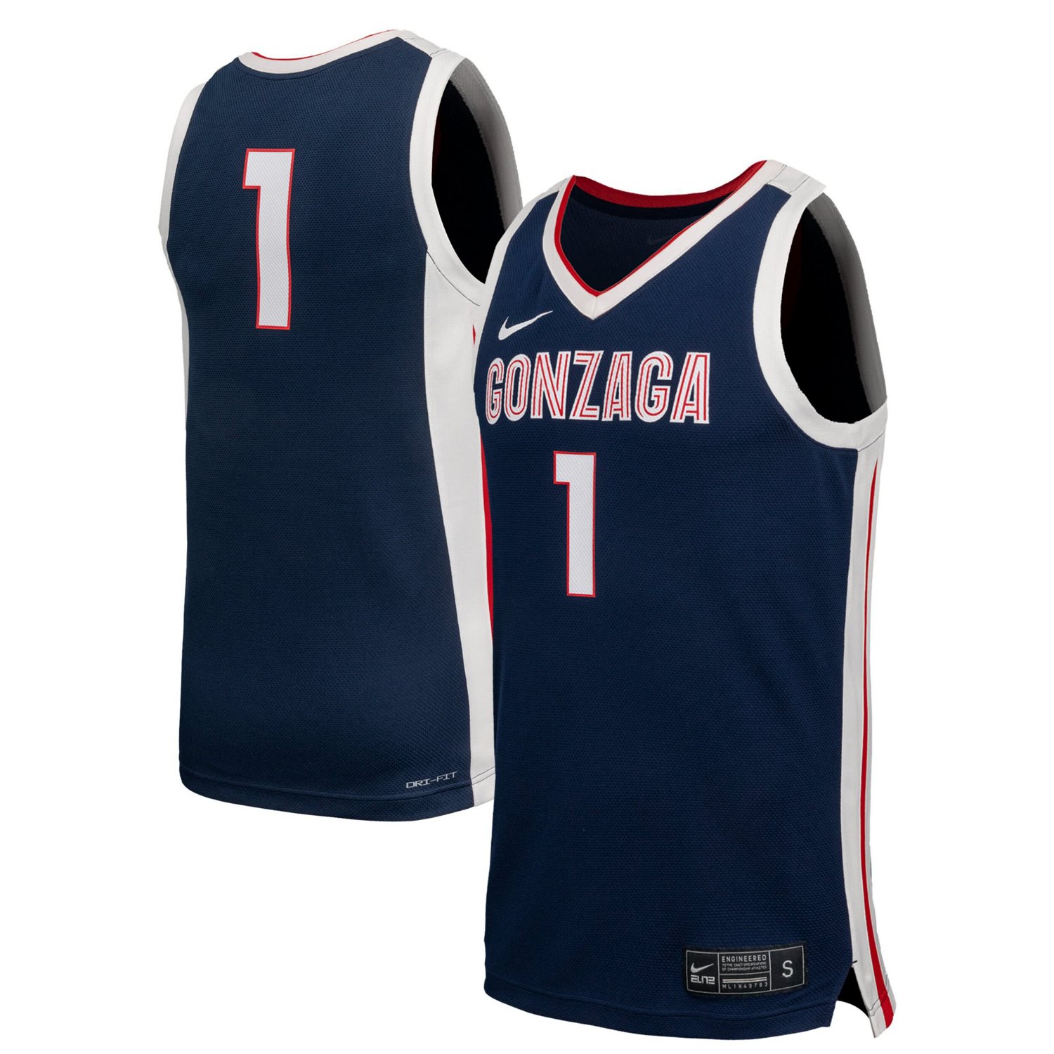 Nike Gonzaga Bulldogs Replica Basketball Jersey | Academy