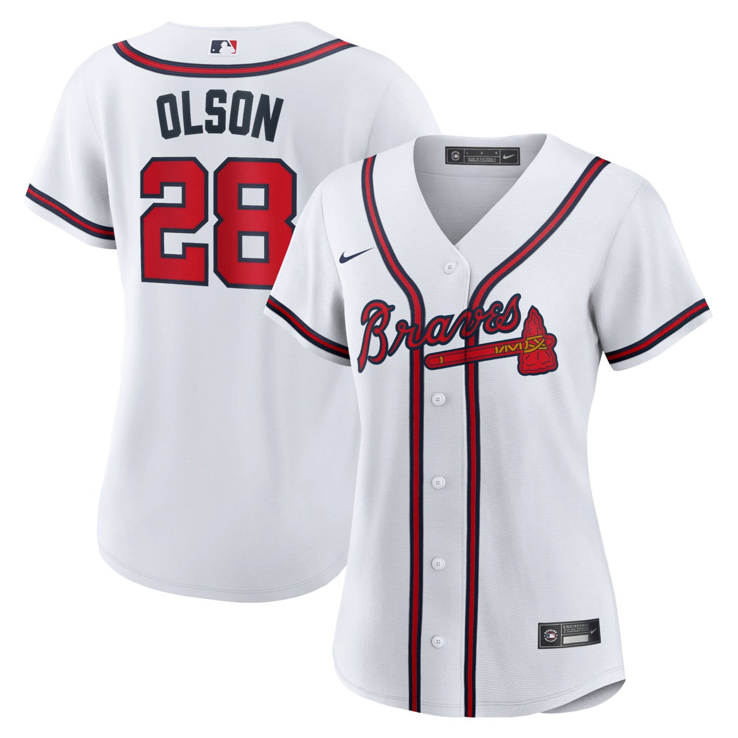 Nike Matt Olson Atlanta Braves Home Replica Player Jersey | Academy