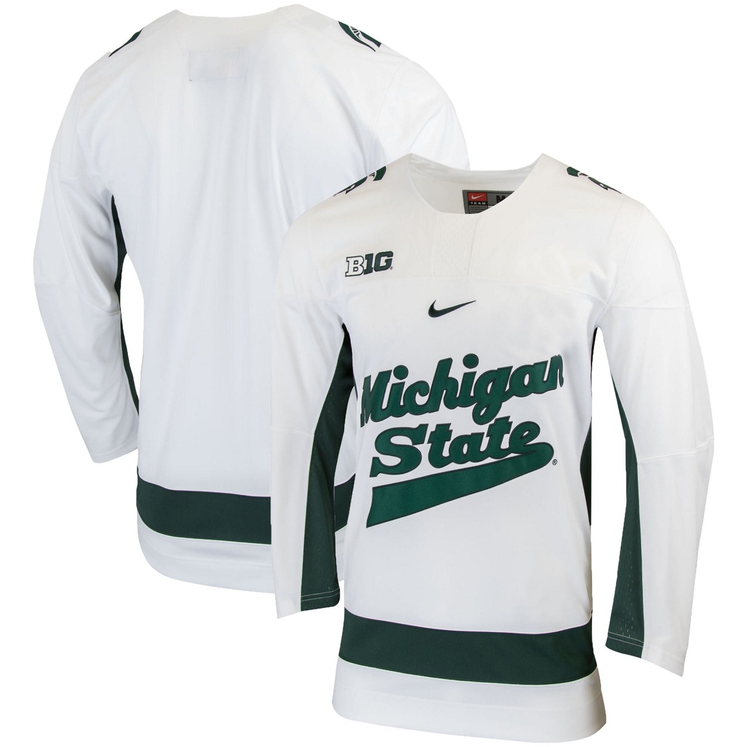 Nike Michigan State Spartans Replica College Hockey Jersey | Academy