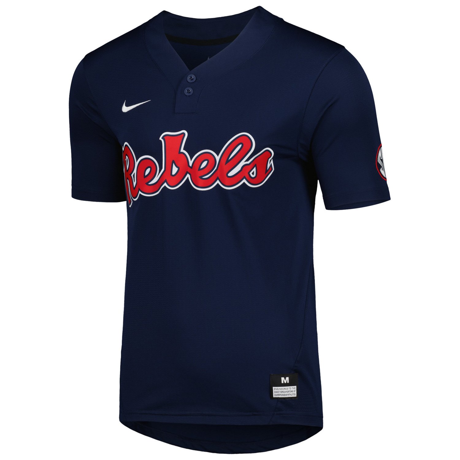 Nike Ole Miss Rebels 2-Button Replica Baseball Jersey | Academy
