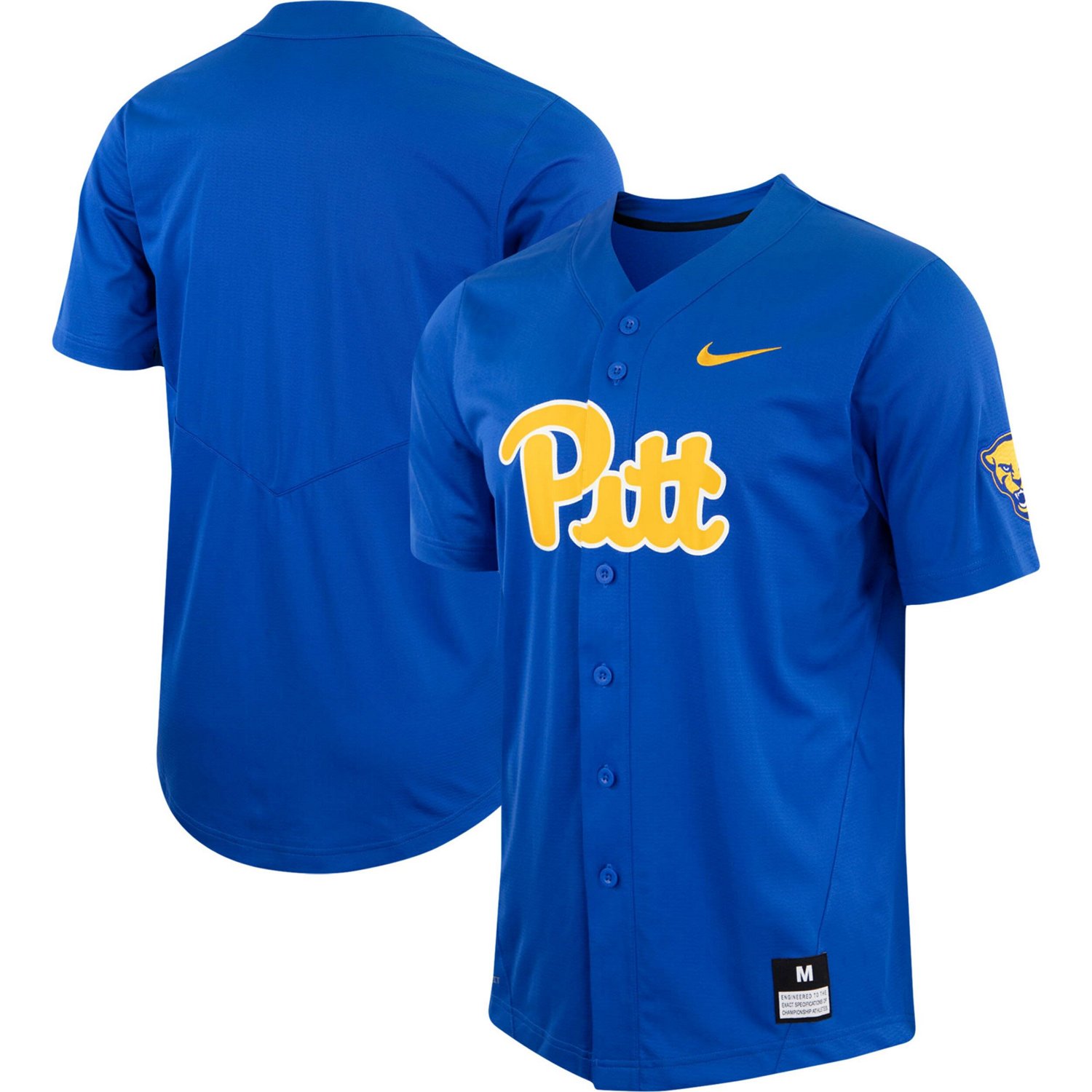 Nike Pitt Panthers Replica Baseball Jersey | Academy