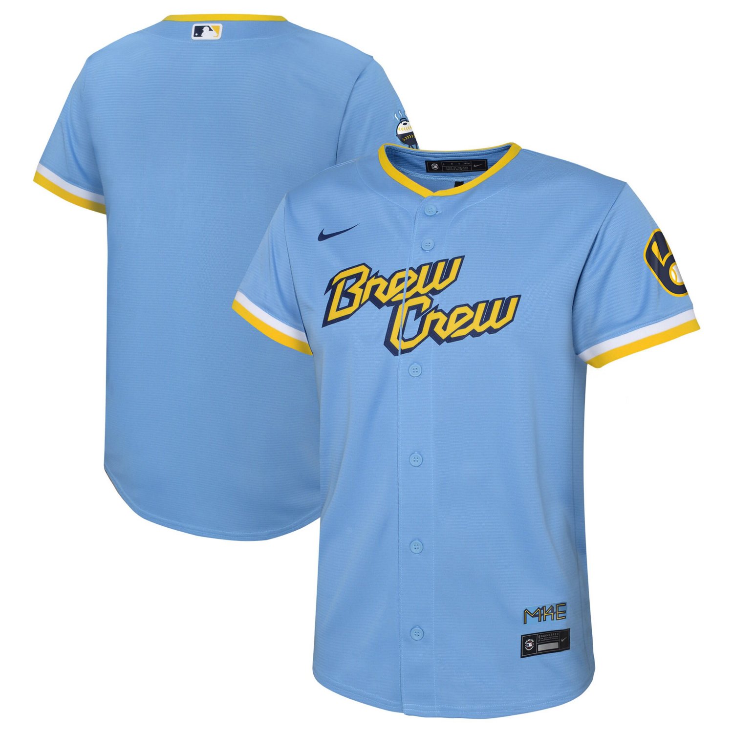 Nike Powder Milwaukee Brewers City Connect Replica Team Jersey | Academy