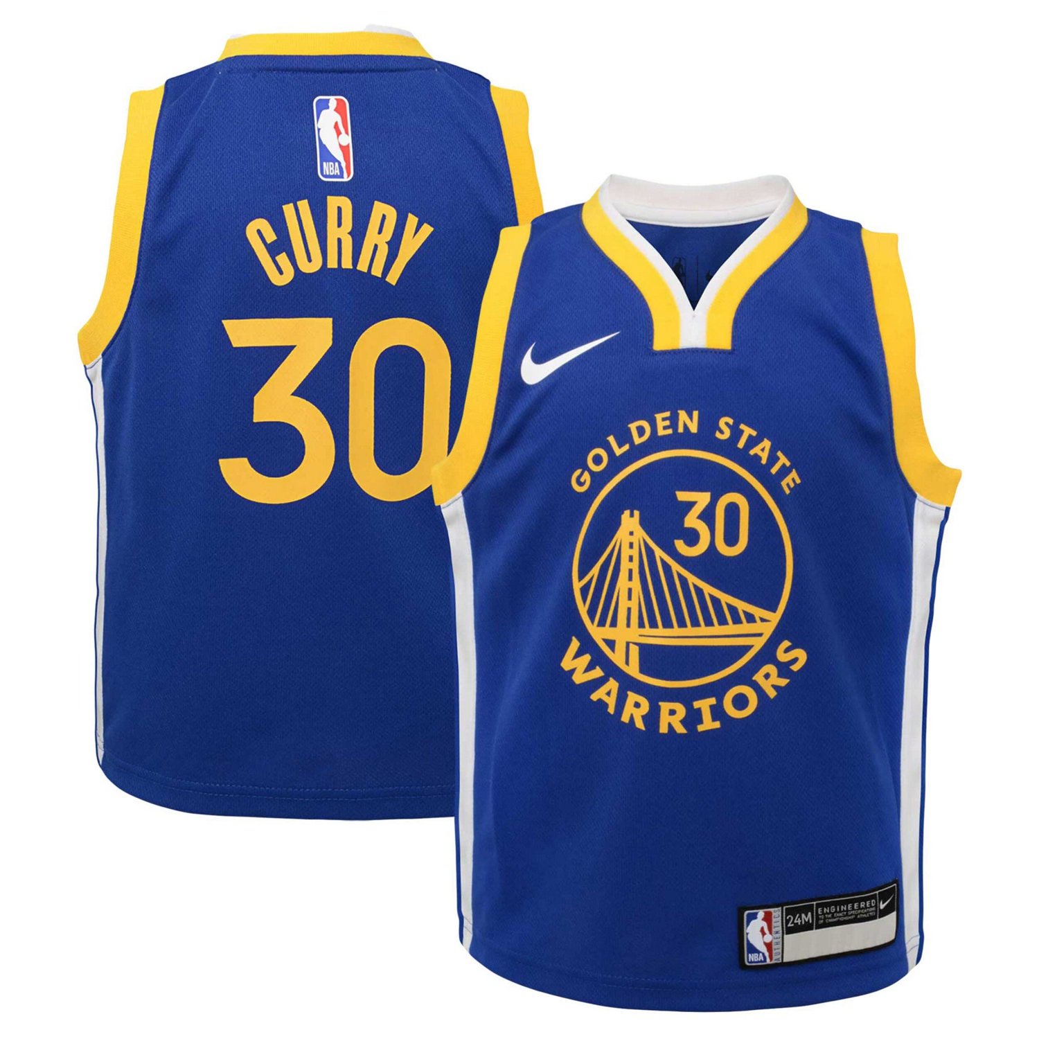 Nike Stephen Curry Golden State Warriors Swingman Player Jersey - Icon ...