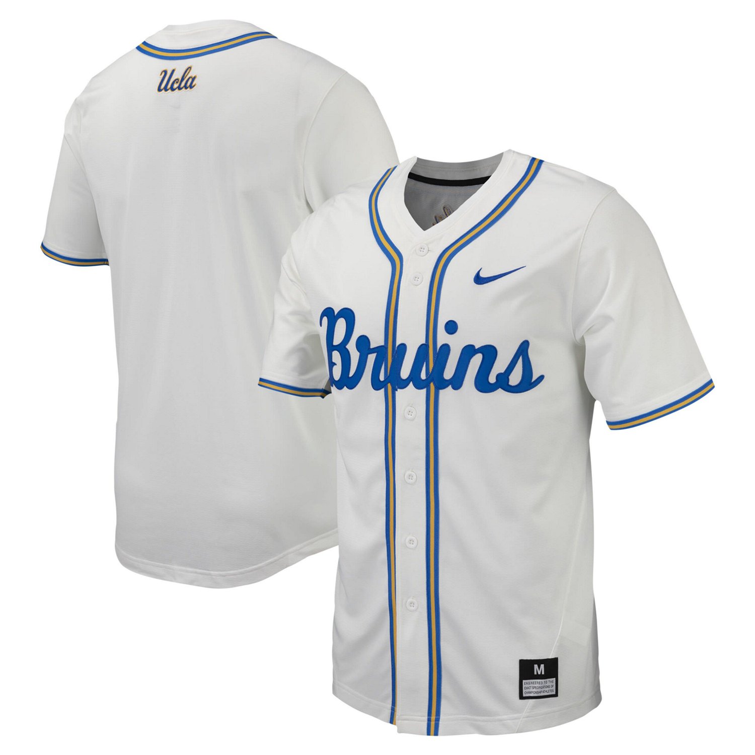 Nike UCLA Bruins Replica Full-Button Baseball Jersey | Academy