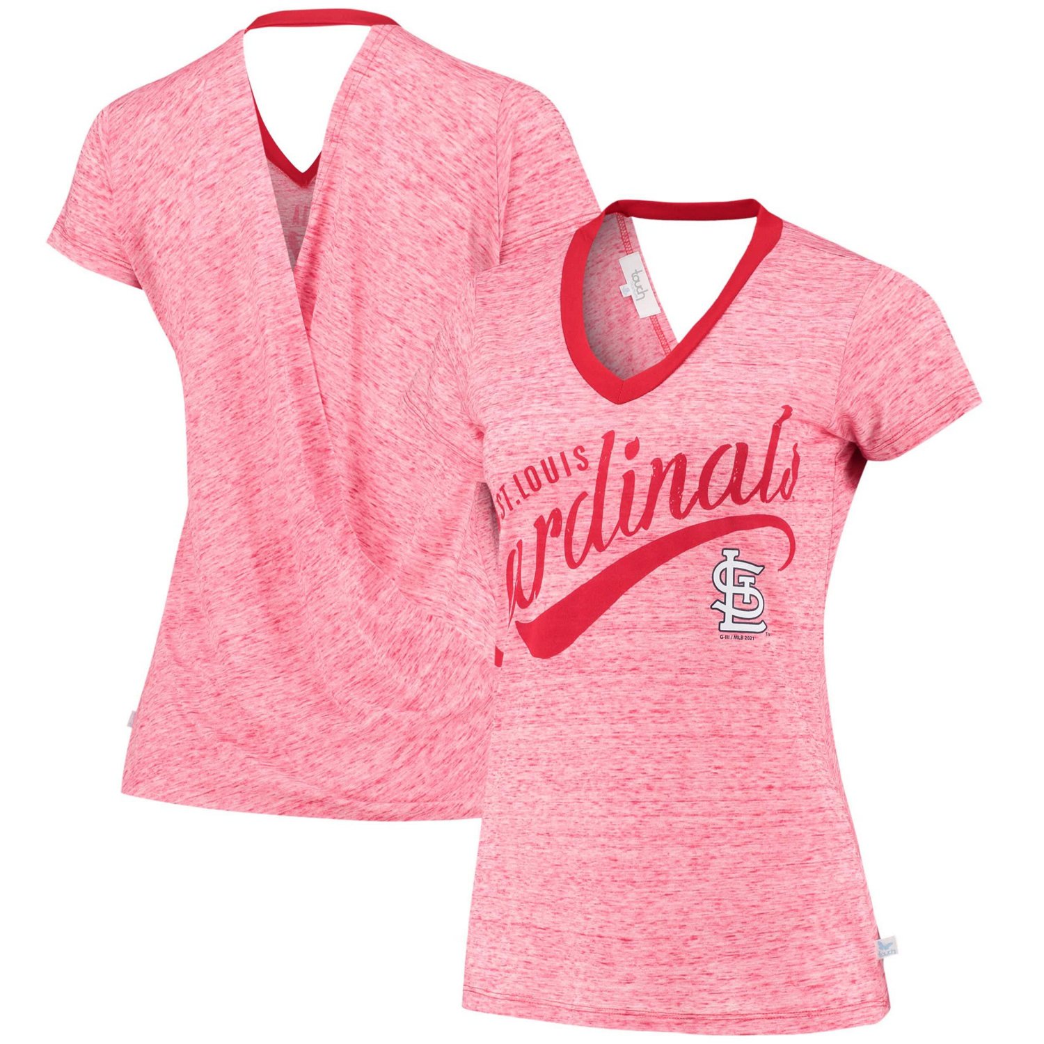 Touch St Louis Cardinals Hail Mary V-Neck Back Wrap T-Shirt | Academy