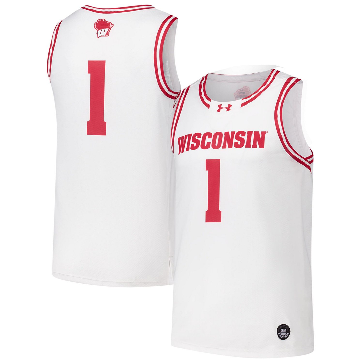 Under Armour 1 Wisconsin Badgers Replica Basketball Jersey | Academy