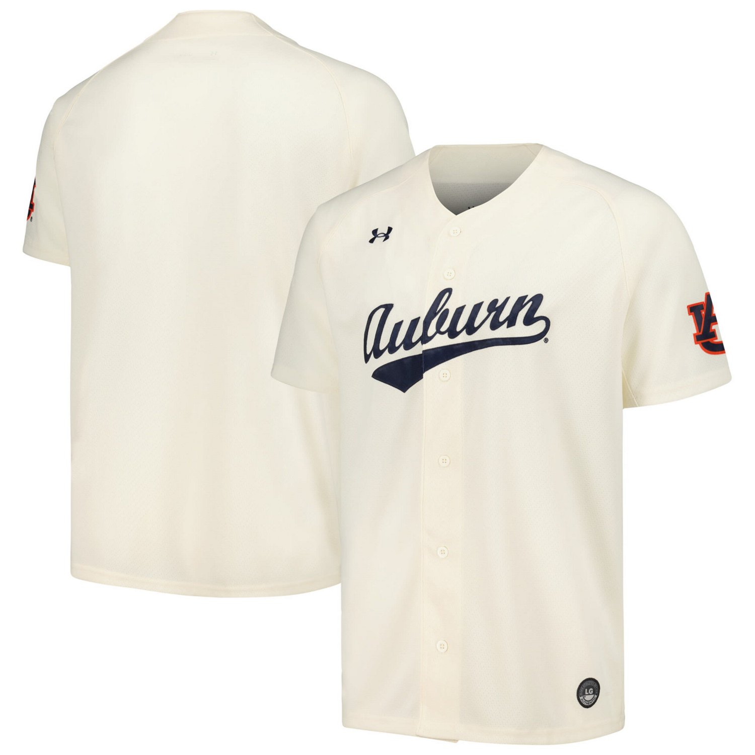 Under Armour Auburn Tigers Replica Baseball Jersey | Academy