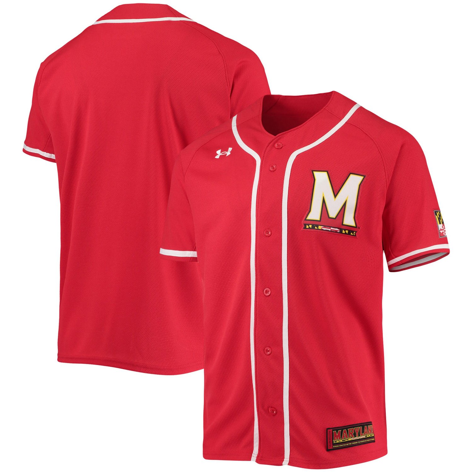 Under Armour Maryland Terrapins Replica Baseball Jersey | Academy
