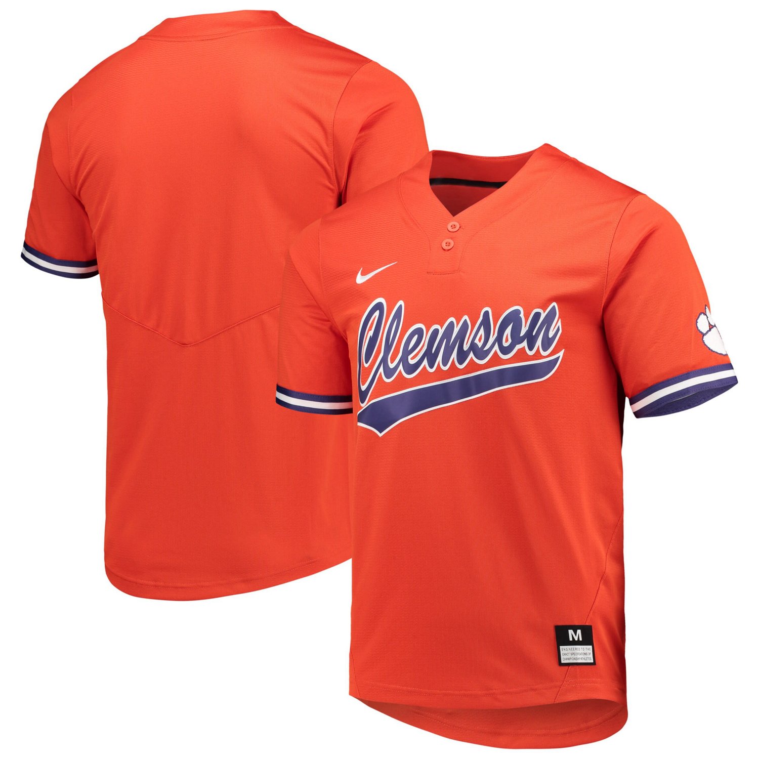 Unisex Nike Clemson Tigers Two-Button Replica Softball Jersey | Academy