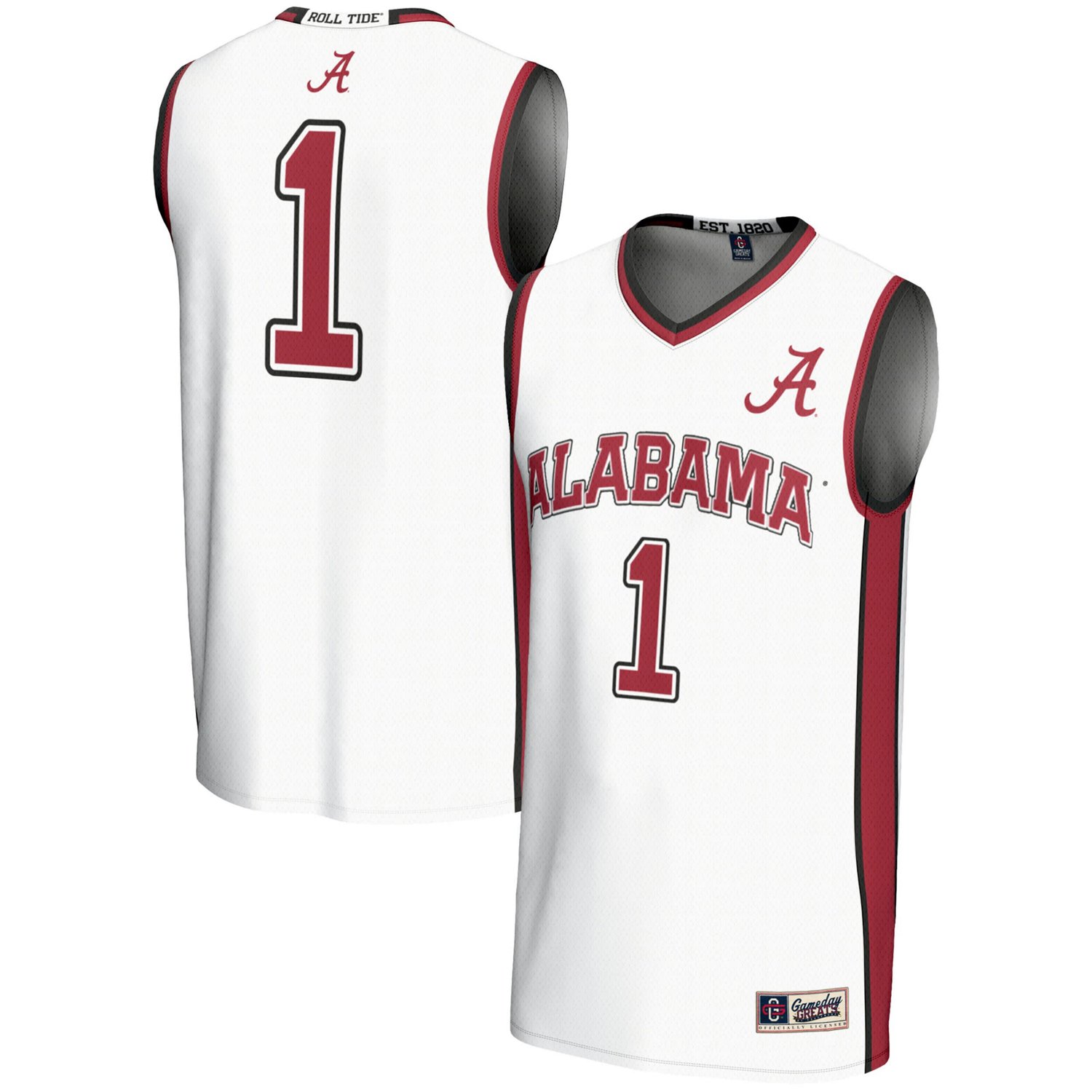 Youth GameDay Greats 1 Alabama Crimson Tide Lightweight Basketball ...
