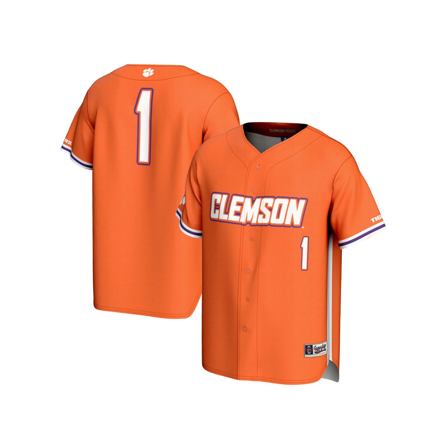 Youth GameDay Greats 1 Clemson Tigers Lightweight Baseball Fashion ...