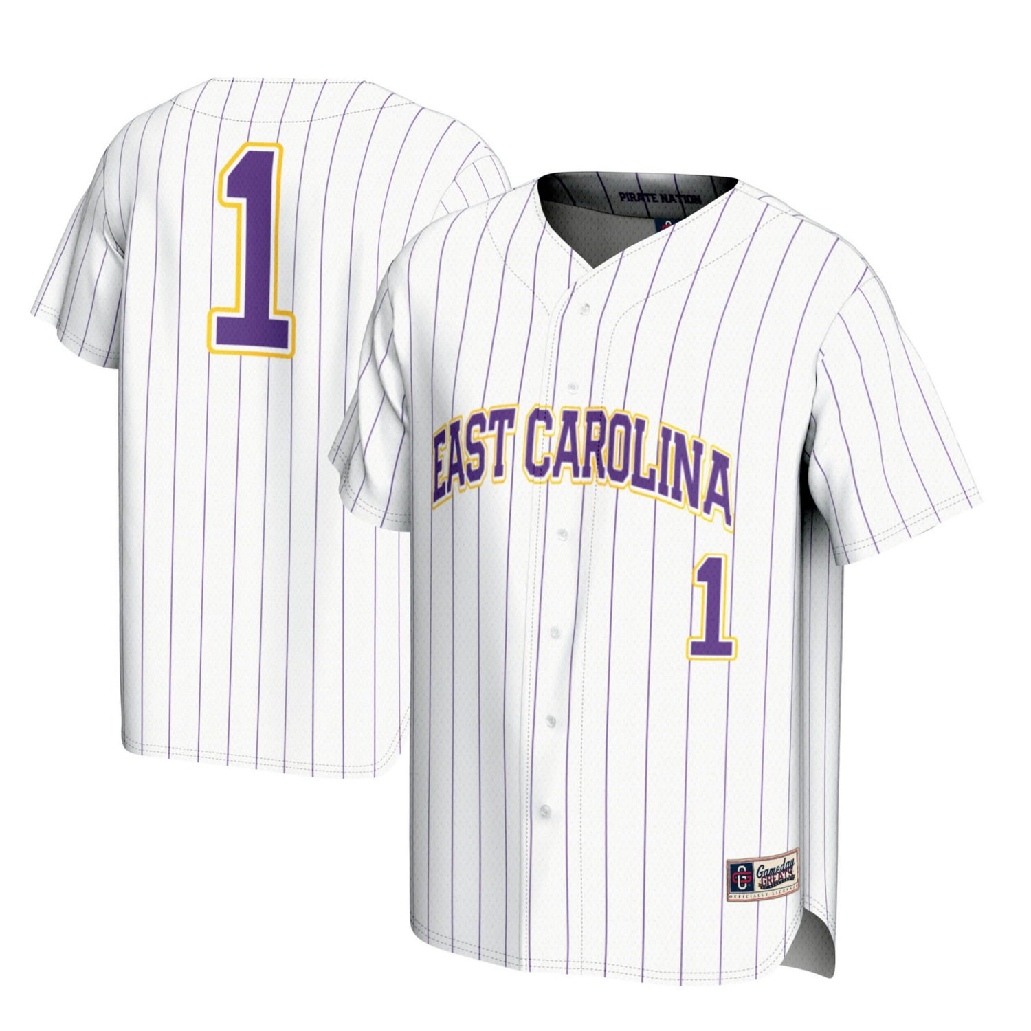 Youth GameDay Greats 1 ECU Pirates Lightweight Baseball Jersey | Academy