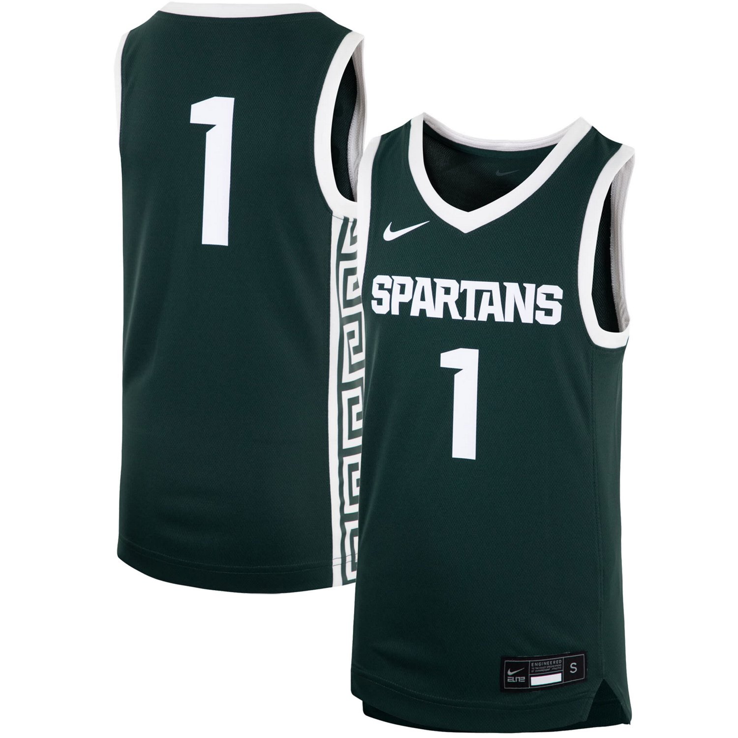 Youth Nike 1 Michigan State Spartans Team Replica Basketball Jersey ...