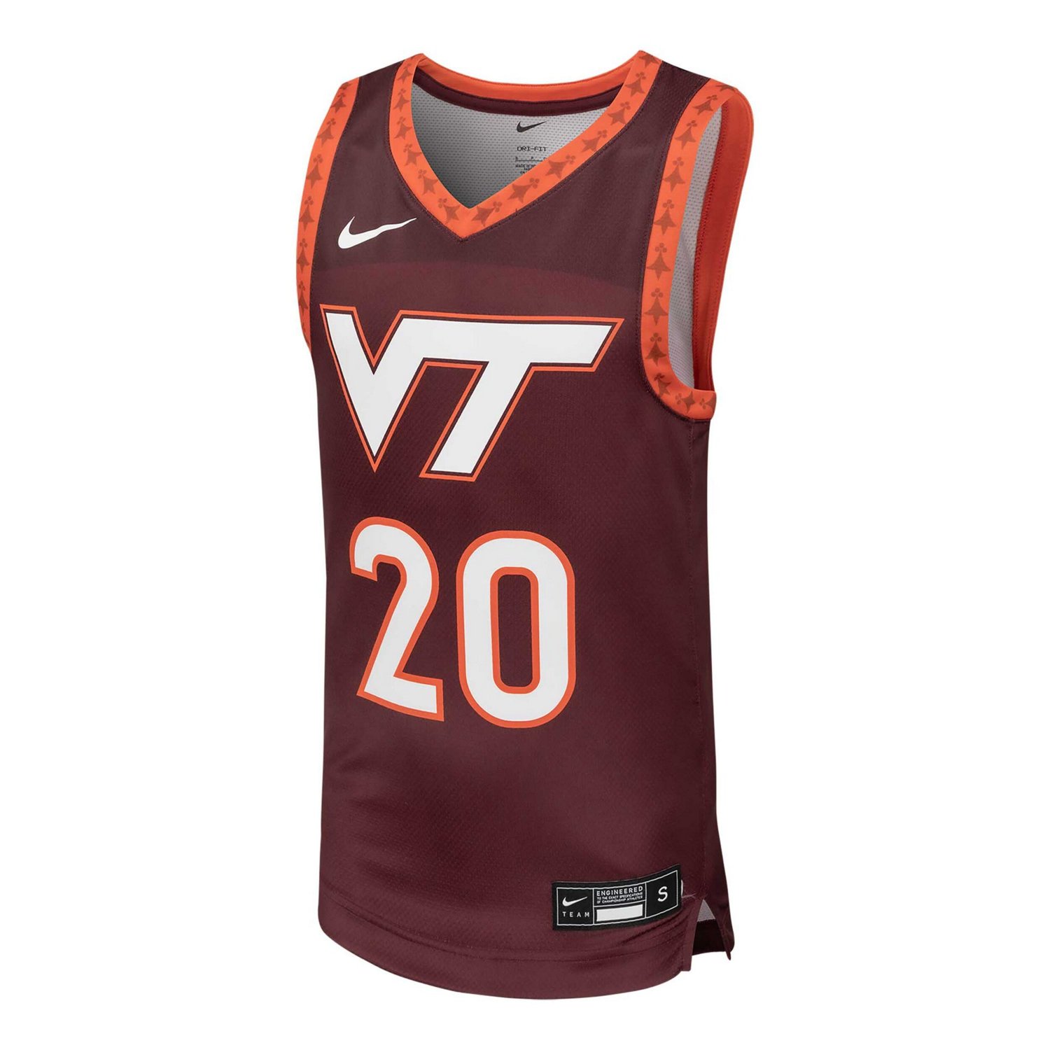Youth Nike 20 Virginia Tech Hokies Team Replica Basketball Jersey | Academy