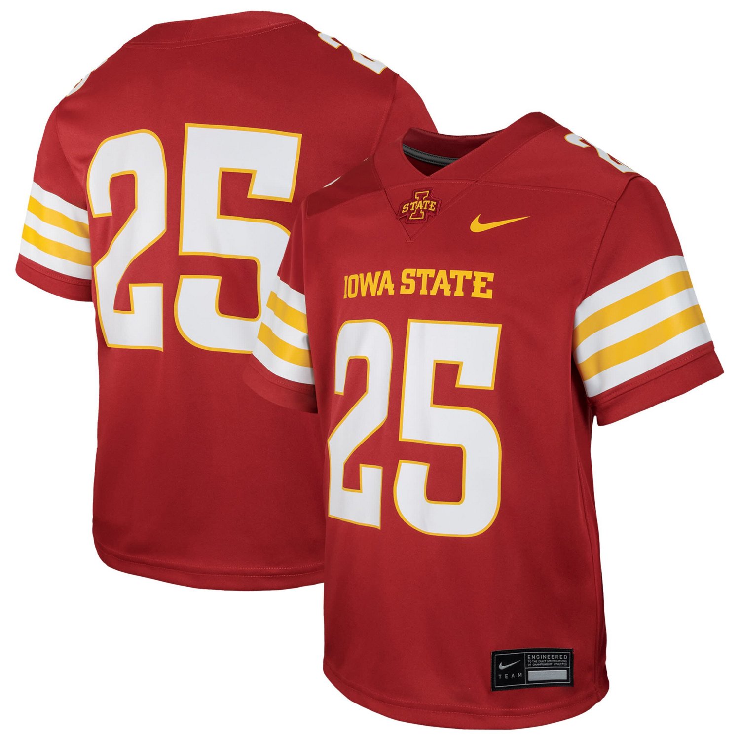 Youth Nike 25 Iowa State Cyclones Untouchable Replica Game Jersey | Academy
