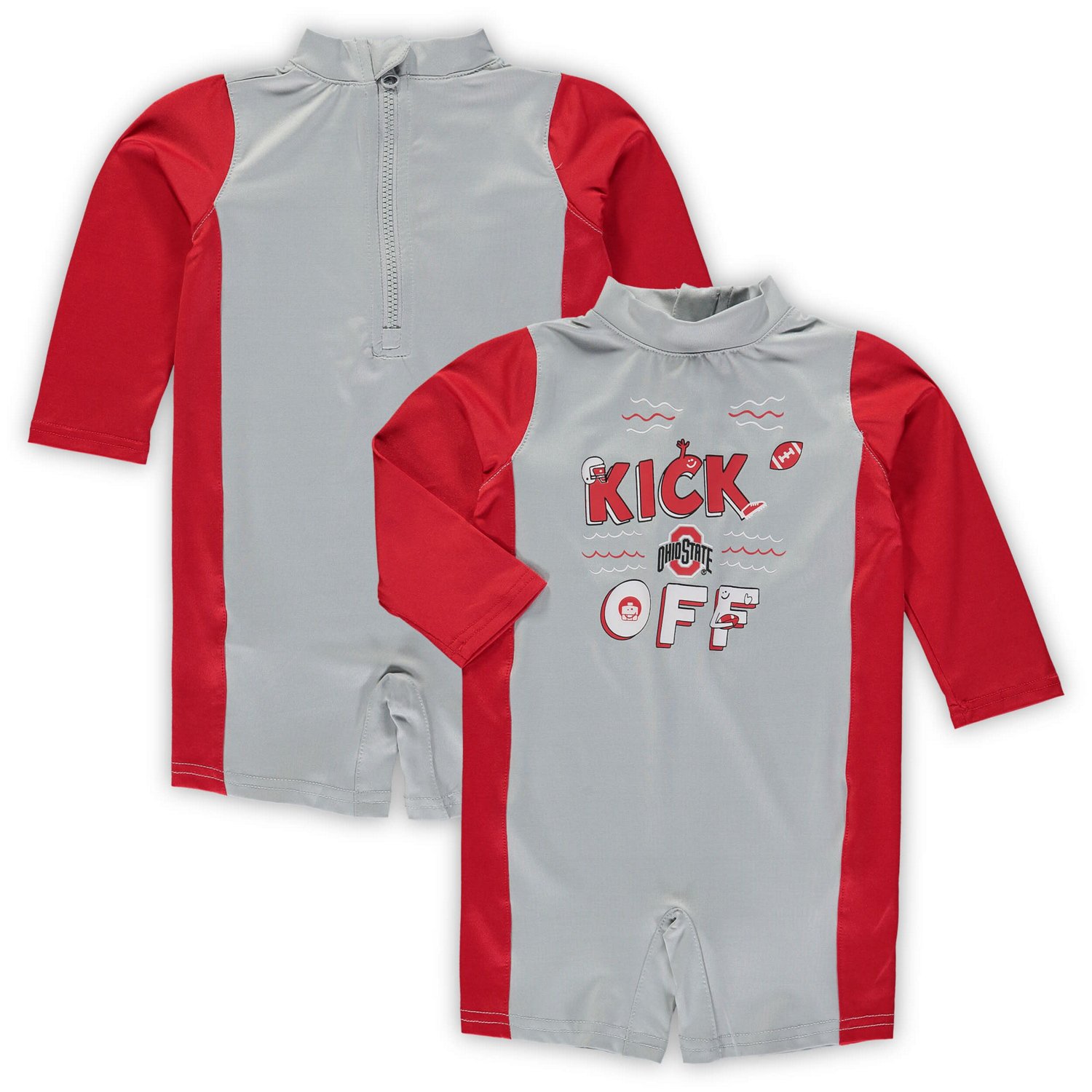 /Scarlet Ohio State Buckeyes Wave Runner Wetsuit | Academy