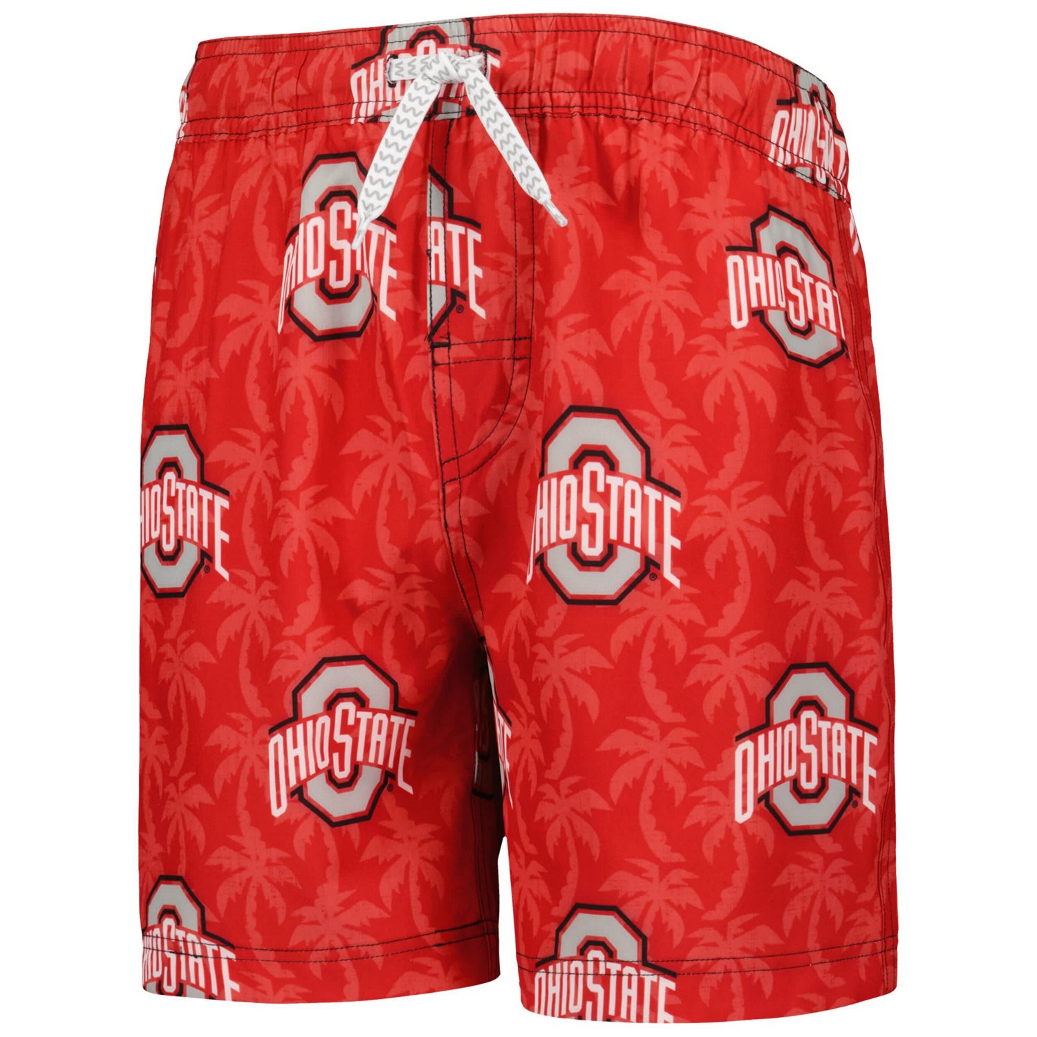 Youth Wes Willy Ohio State Buckeyes Palm Tree Swim Shorts | Academy